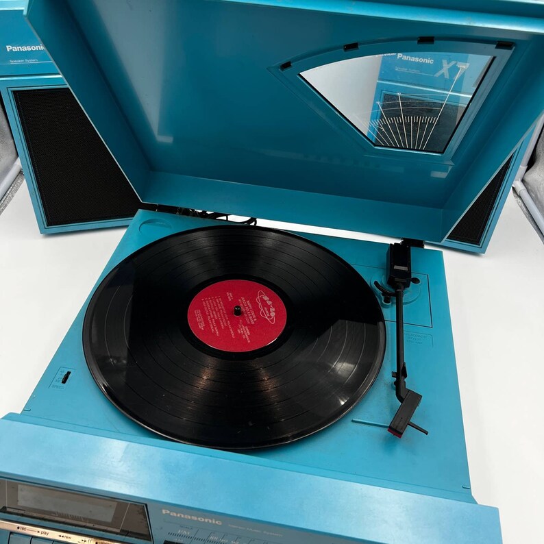 Vintage Panasonic Stereo Music System SG-X7 Blue Turntable Tested - Etsy