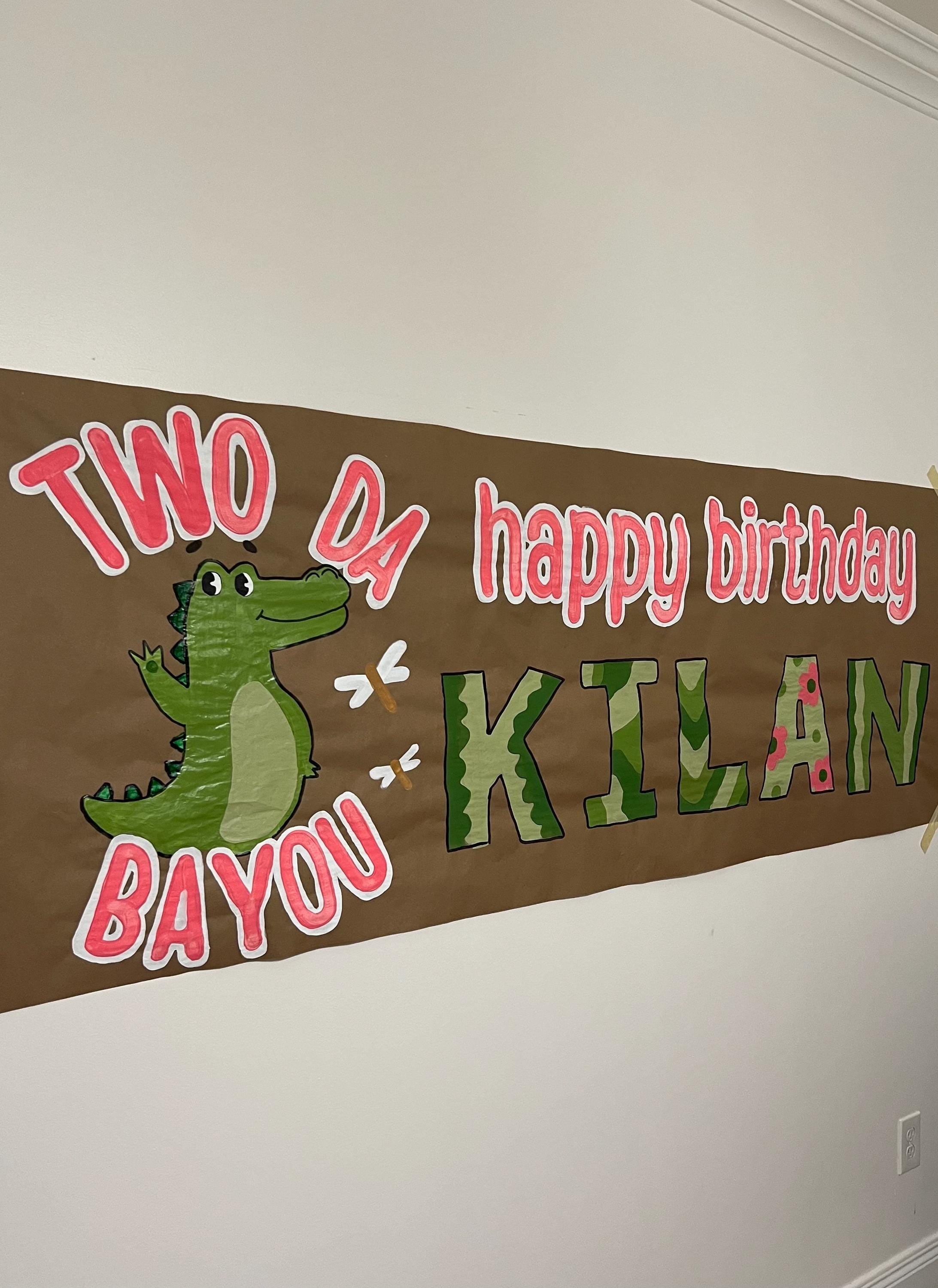 Hand Painted Banner,painted Birthday Banner,custom Painted Banner,hand ...