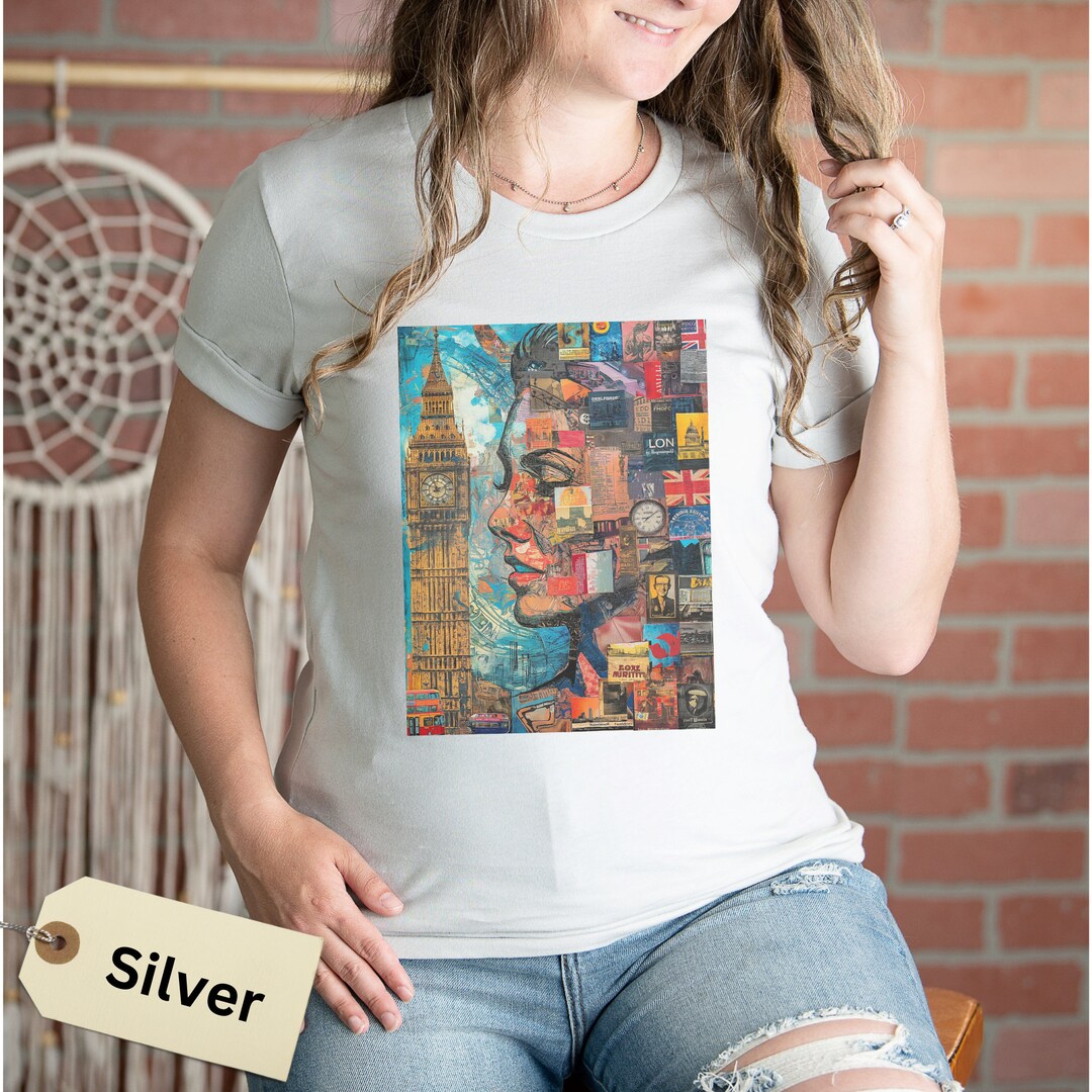 London Collage, Scrapbook London Collage, London Collage Shirt, London ...