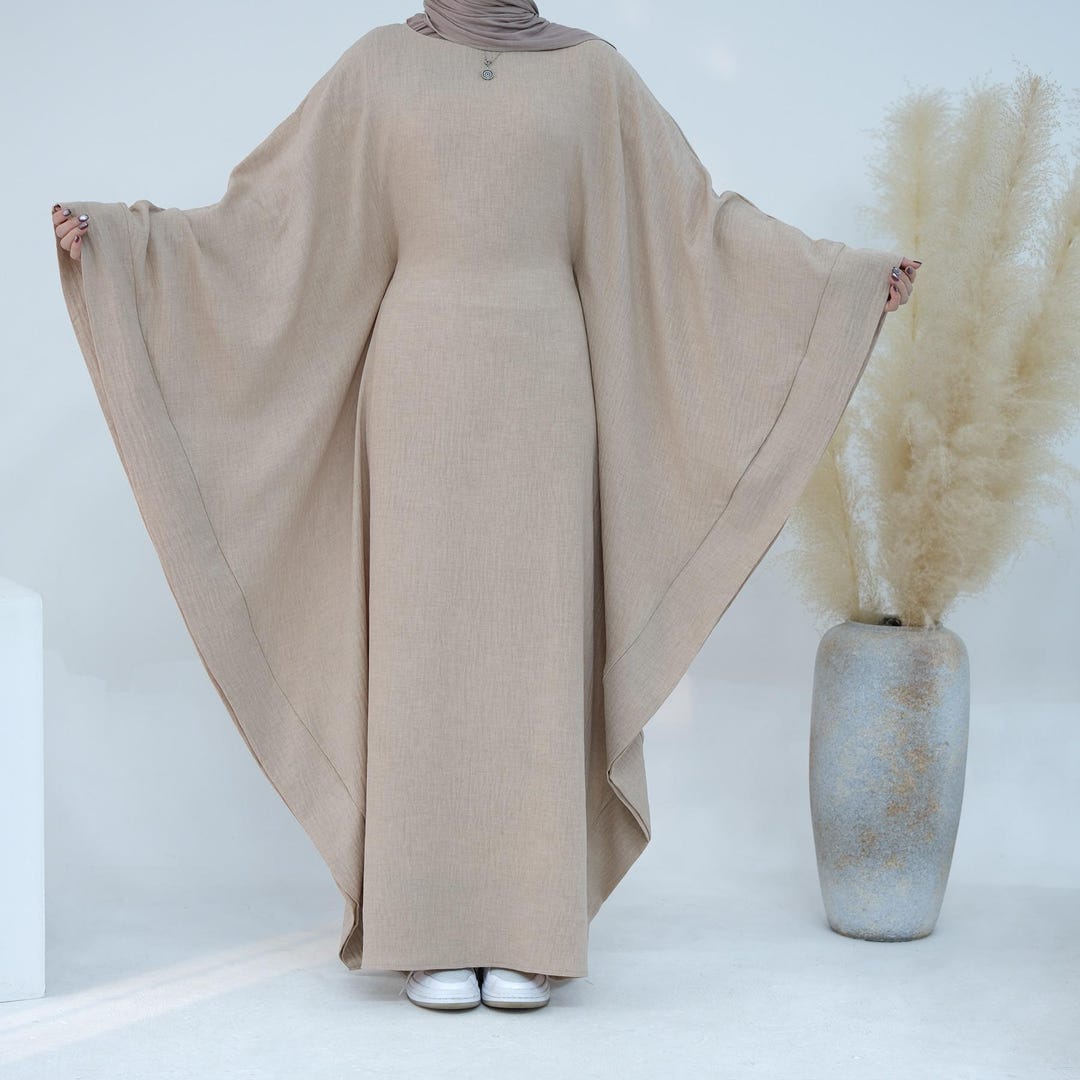 Butterfly Abaya 1 Piece Mermaid Dress, Modest Dress Islamic Hijab Modest Abaya Eid Gift Nikkah ...