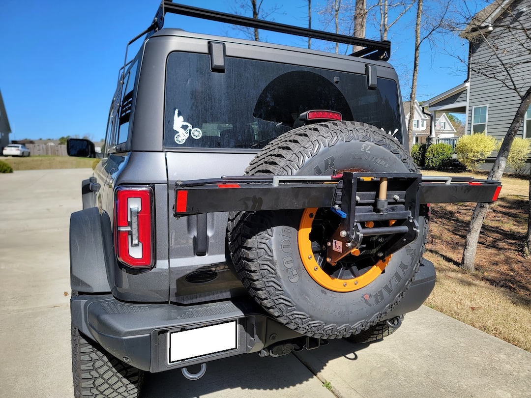 Ford Bronco- 1up Bike Rack Spare Tire Adapter Kit. - Etsy