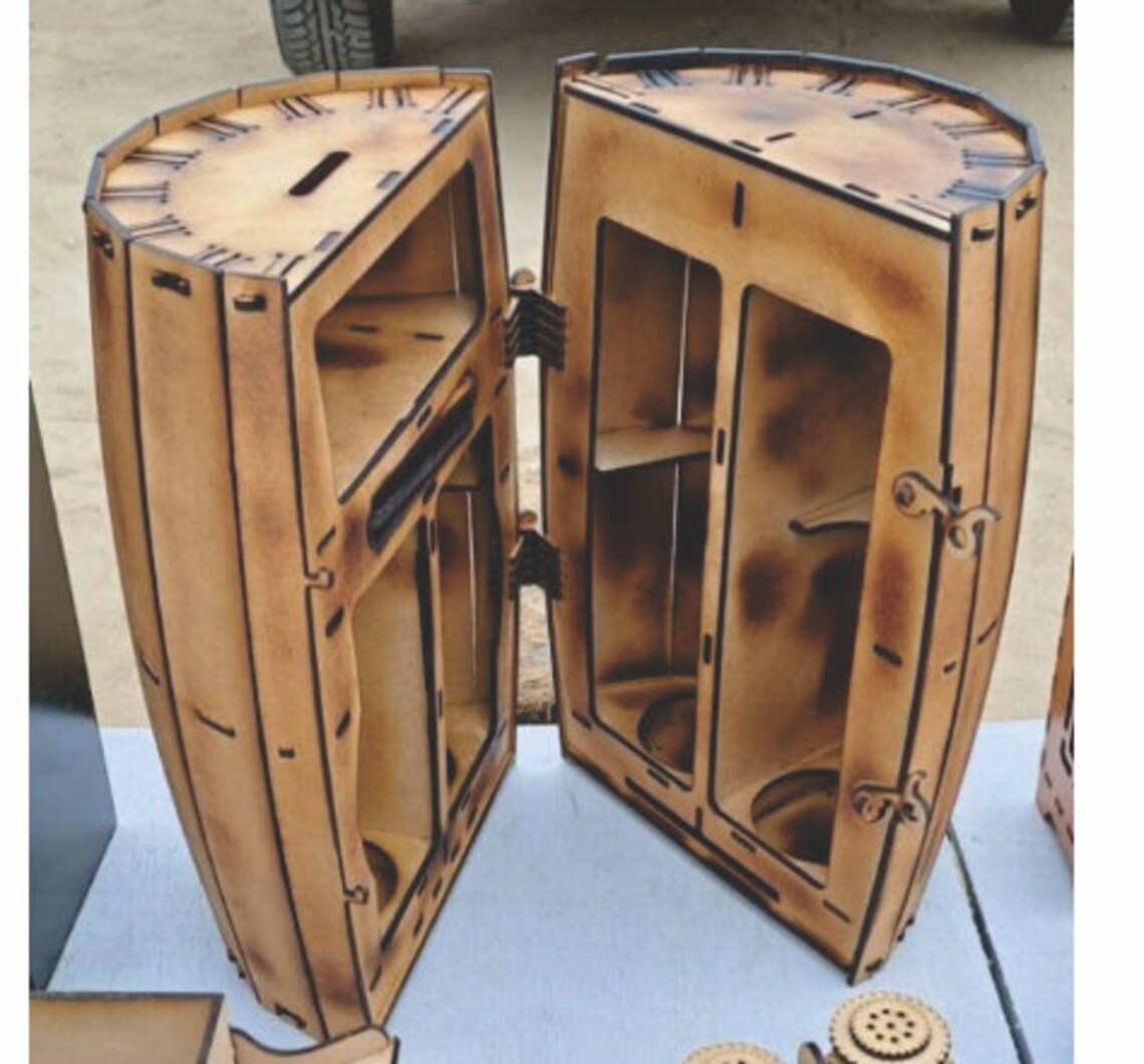 Barrel Chest for 2 Wines 3mm File for Laser Cutting Digital Vector ...