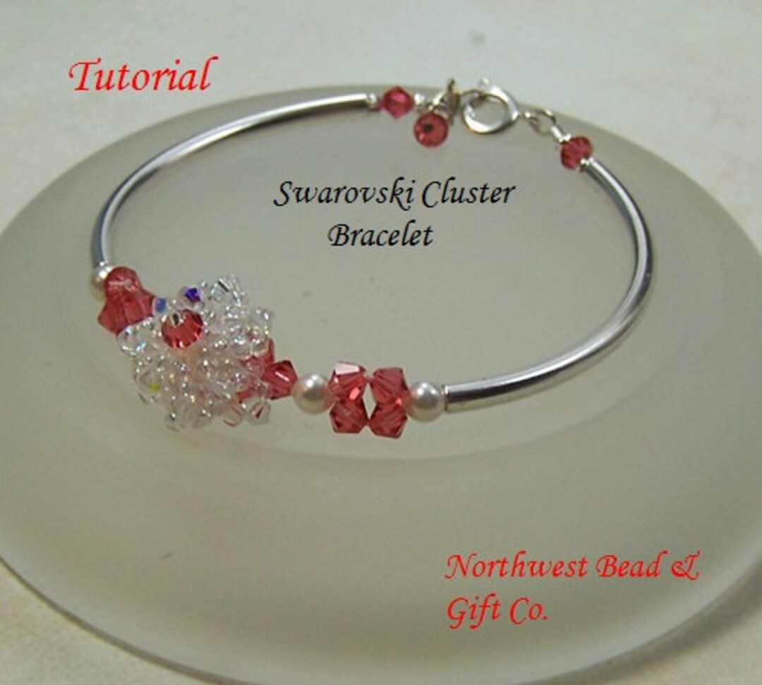 Tutorial Swarovski Cluster Bracelet Instant Download - Etsy