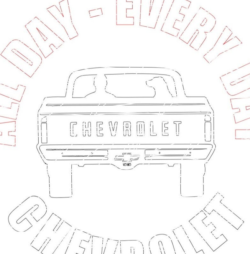 Chevy Truck Svg, Chevrolet Svg - Etsy