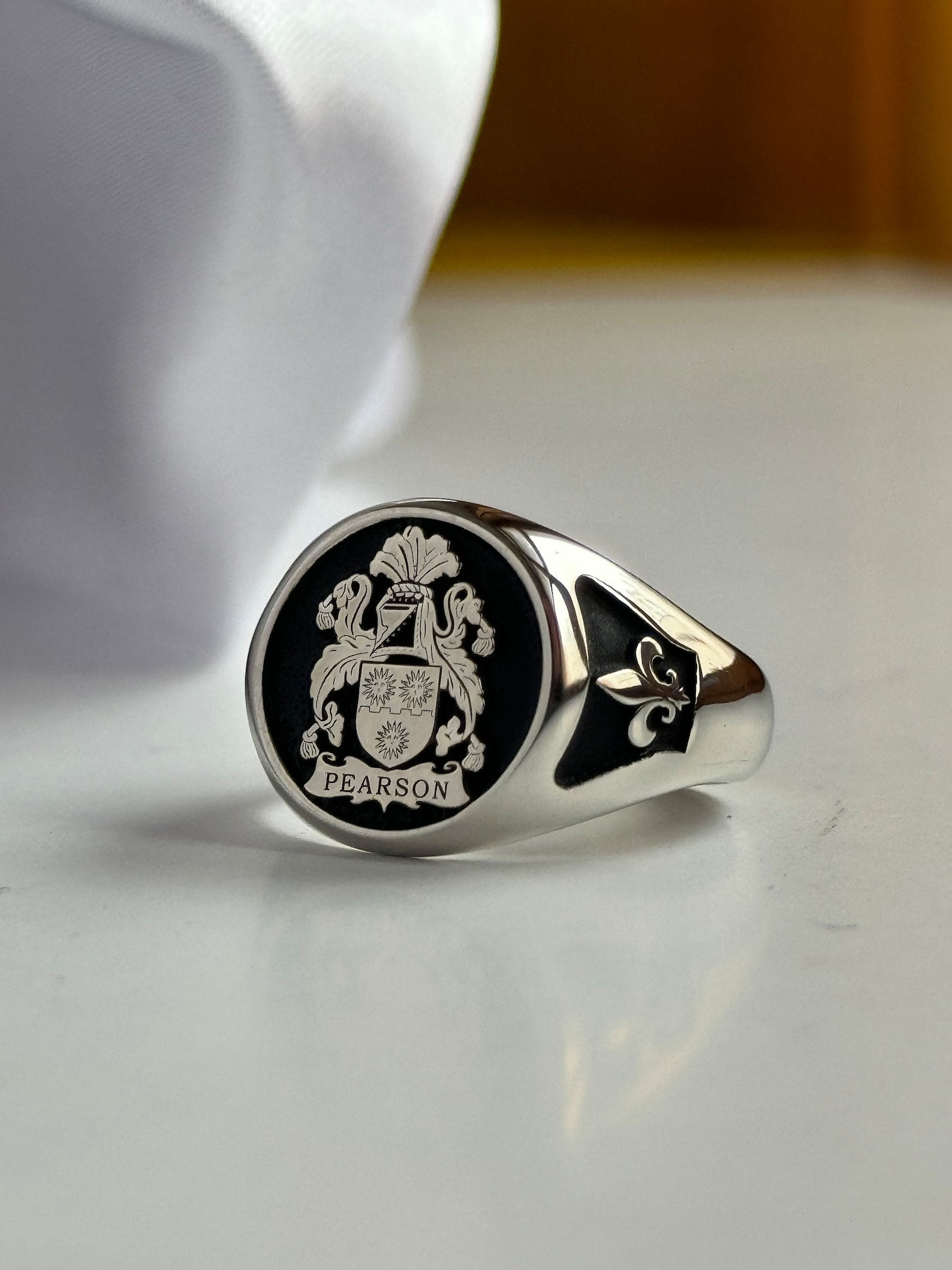 Vintage Style Family Crest Ring Handcrafted Signet Ring - Etsy