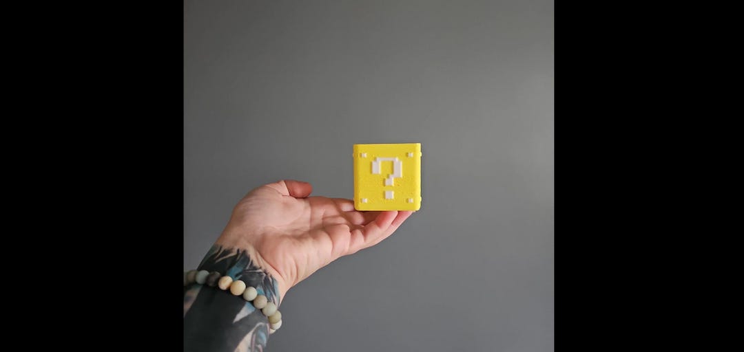 3D Super Mario Question Box - Etsy