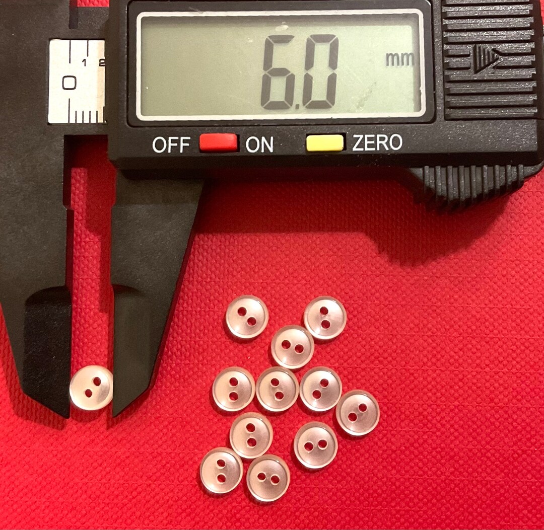 Miniature Plastic Pearl Buttons 12 Doll Size 6mm - Etsy