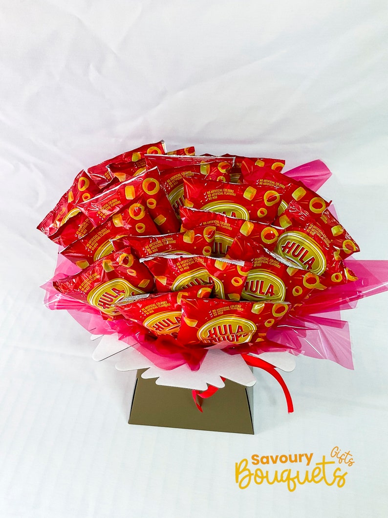 Hula Hoops Crisp Bouquet Gift Set, Savoury Hamper, Personalised Gift ...