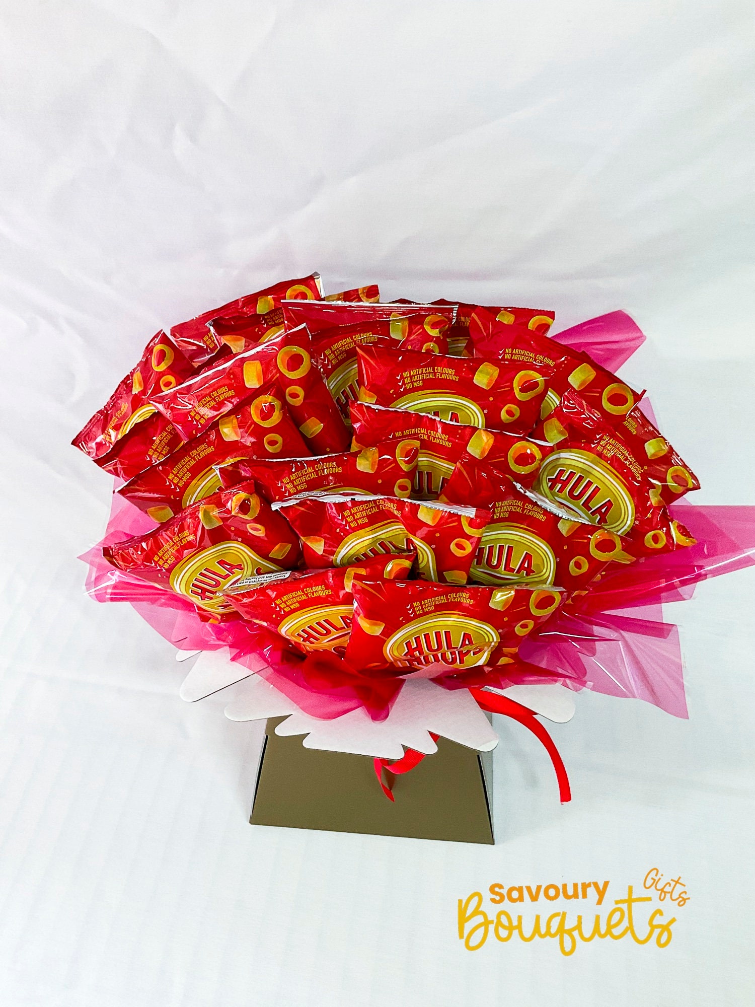 Hula Hoops Crisp Bouquet Gift Set, Savoury Hamper, Personalised Gift ...