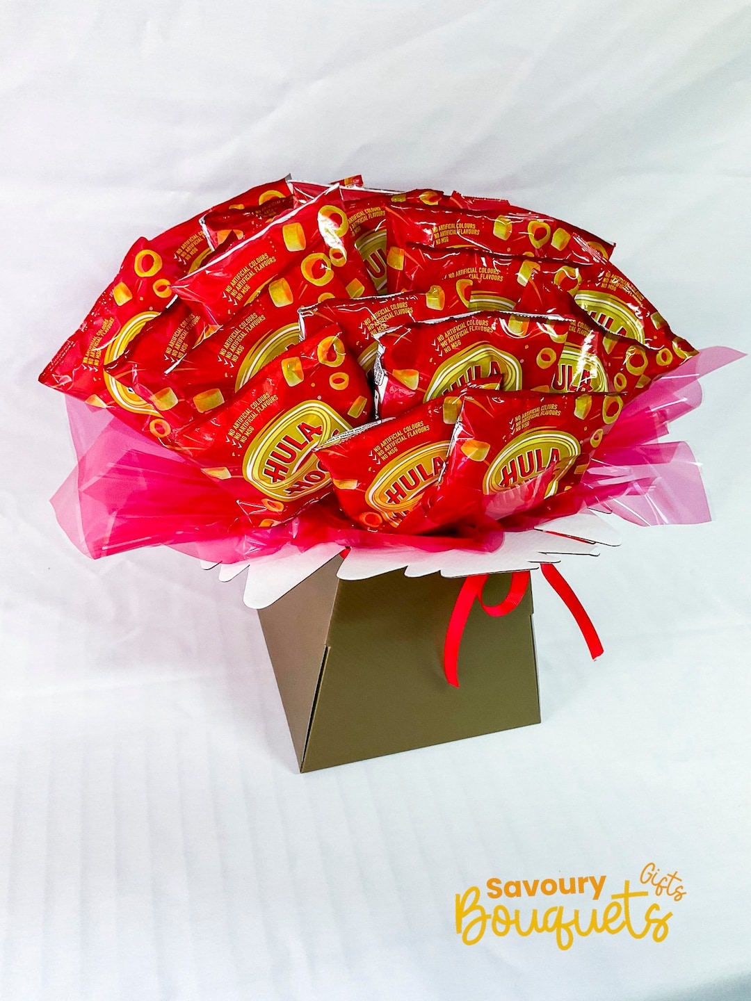 Hula Hoops Crisp Bouquet Gift Set, Savoury Hamper, Personalised Gift ...