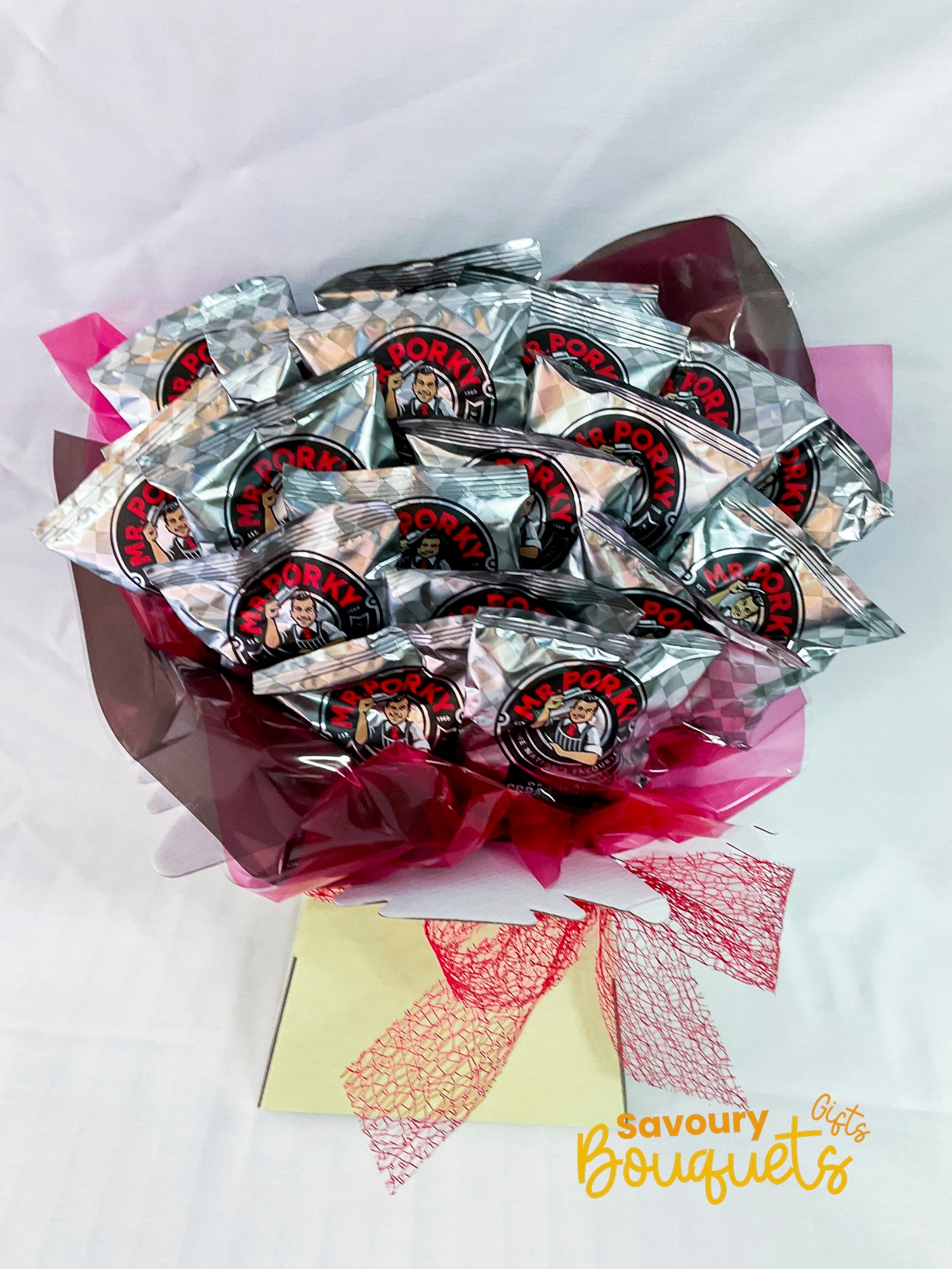 Pork Scratchings Bouquet Gift Set, Savoury Hamper, Personalised Gift ...