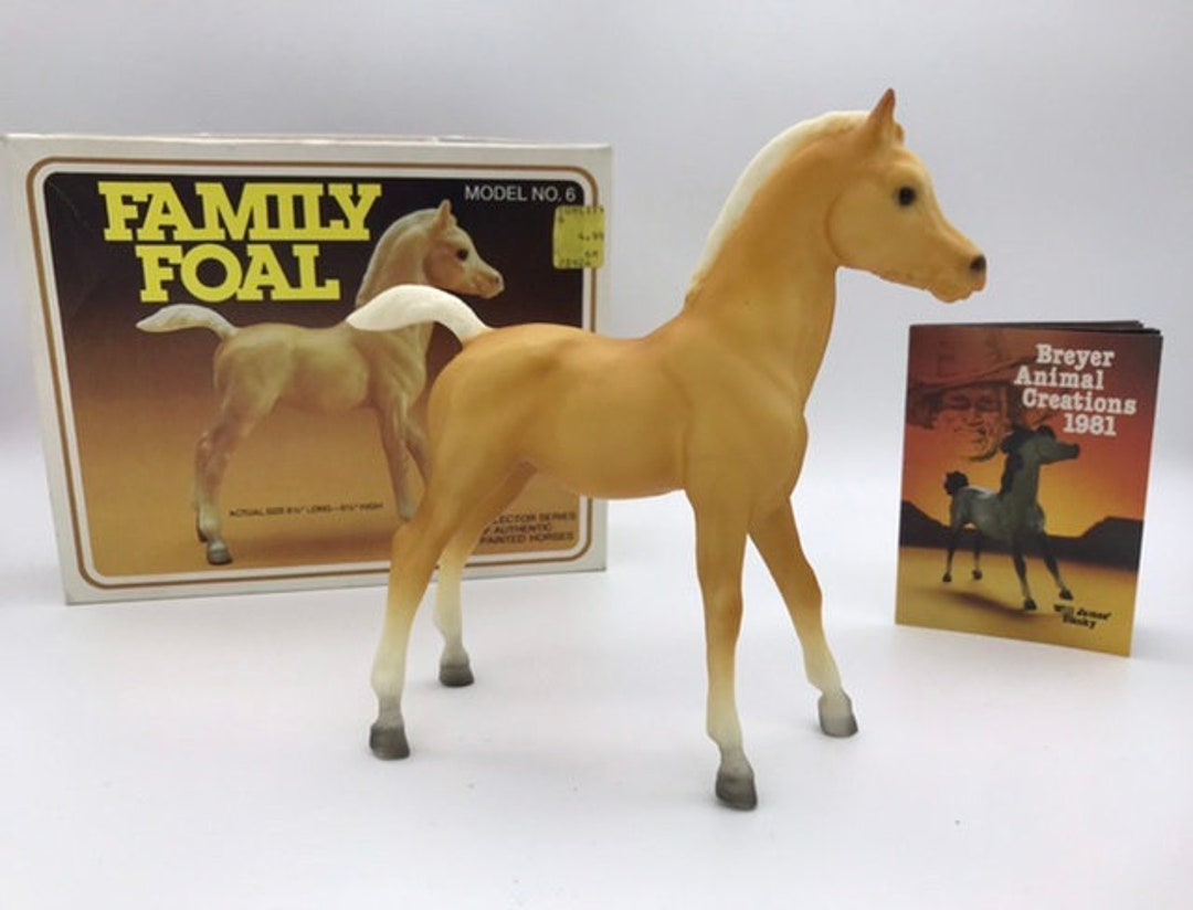 Breyer Family Foal Vintage 1982, Box, Catalog, Model #6, Near New ...