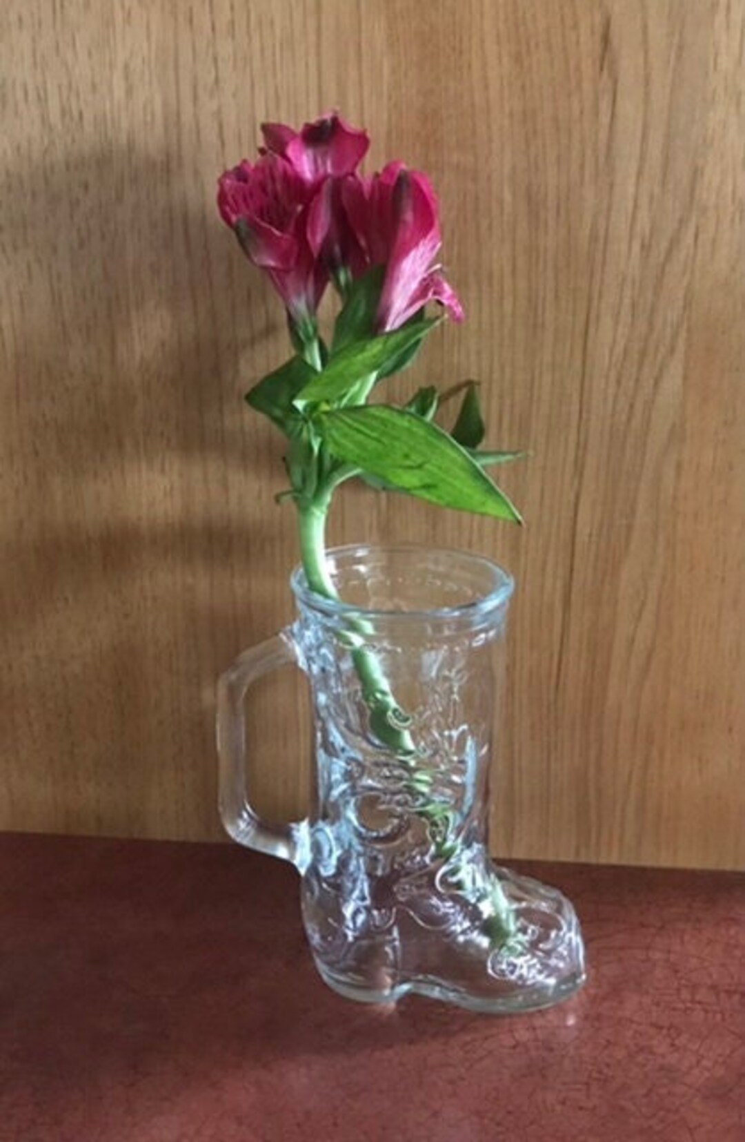 Vintage Western Cowboy Boot Glassware or Vase With Handle - Etsy