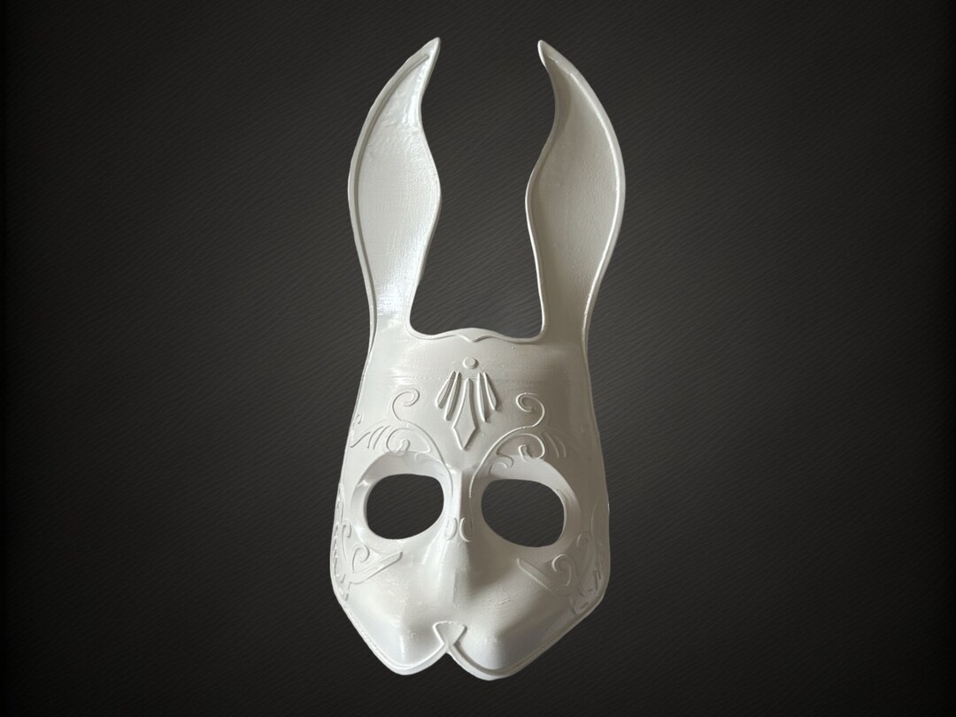 BIO SHOCK Splicer Rabbit Mask DIY Cosplay 3 D Printed in 2 Pieces Makes ...