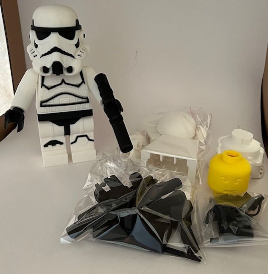 DIY Stormtrooper Building-block-style Kit 1st in a Star Wars-inspired ...
