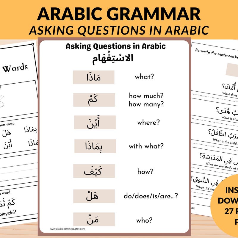 ArabicLearningCo - Etsy