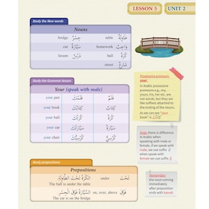 Arabic Learning Grammar Exercises Arabic Lessons PDF Digital Download ...