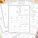 Arabic Letters With Harakat Fatha Damma Kasrah Worksheets Pdf Printable ...