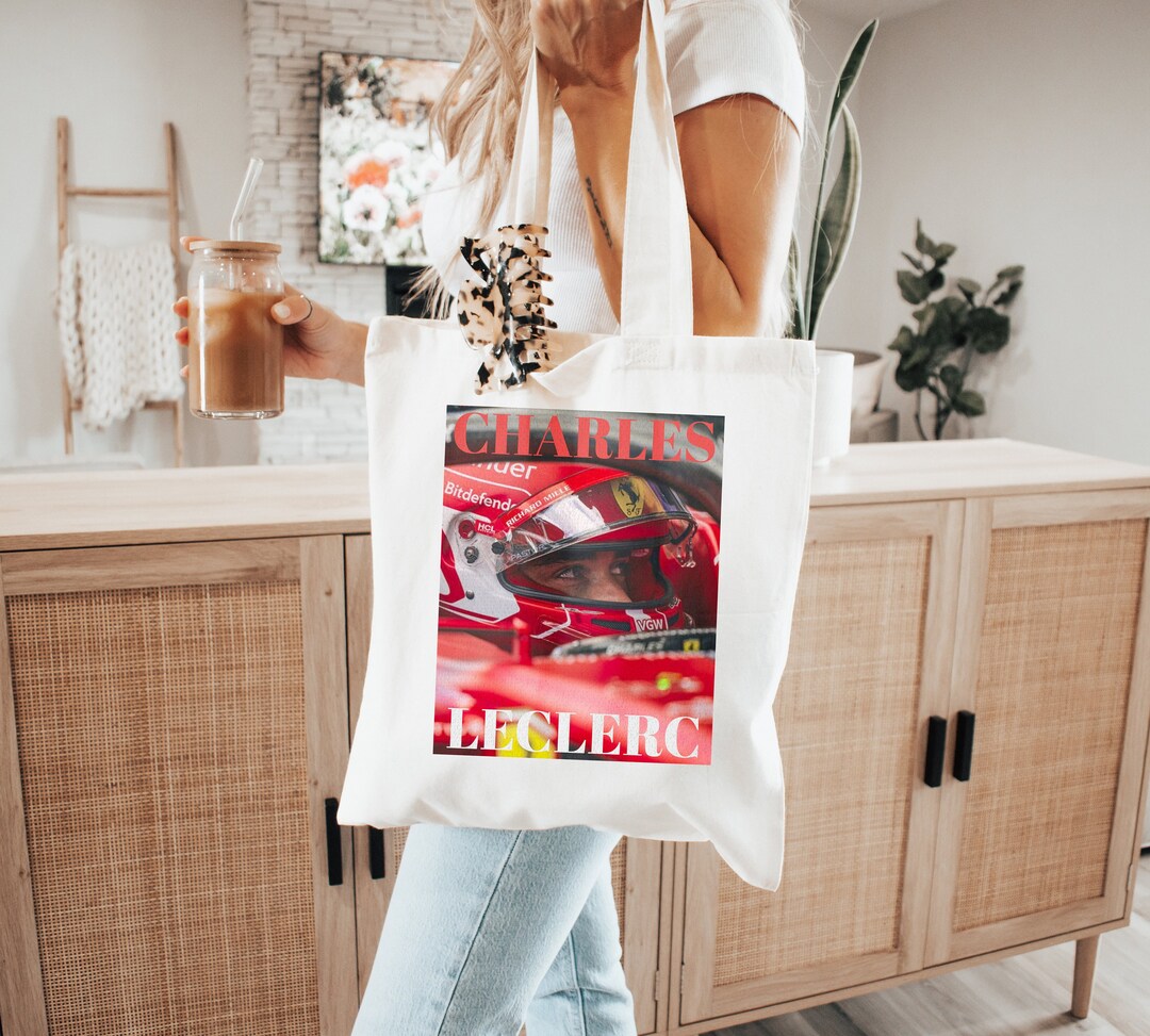 Formula 1 Charles Leclerc Tote Bag, Race Tote, Lewis Hamilton Grand ...