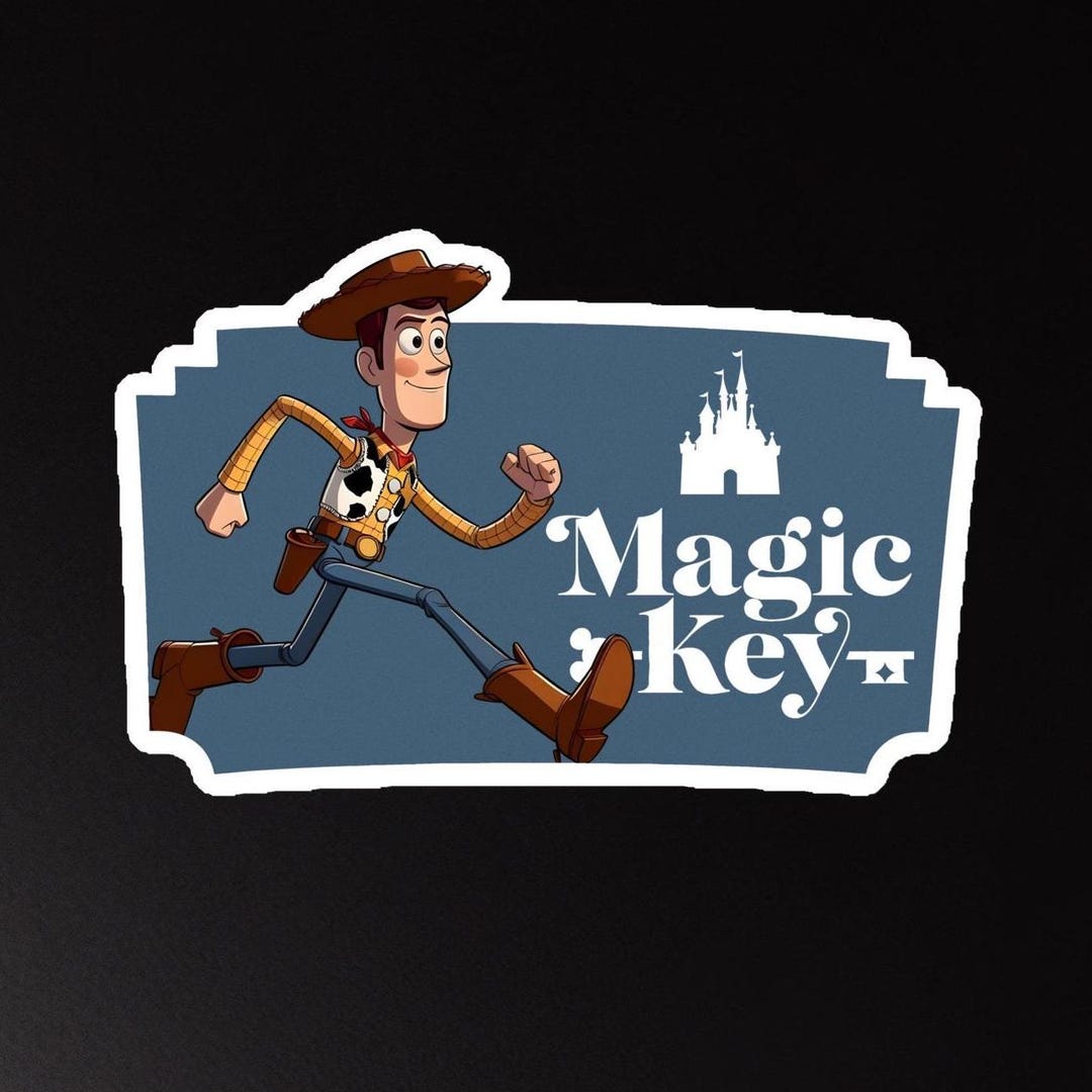Woody Magic Key Magnet Disney Toy Story Magnet Disneyland Refrigerator ...
