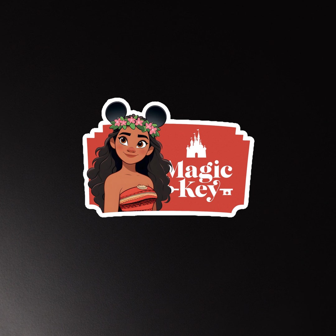 Moana Disney Magic Key Magnet Disney Pixar Magnet Disneyland ...