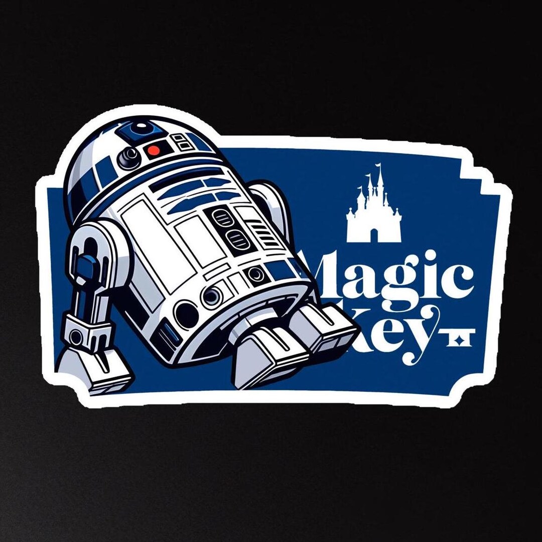 R2D2 Magic Key Magnet Disney Star Wars Magnet Disneyland Refrigerator ...