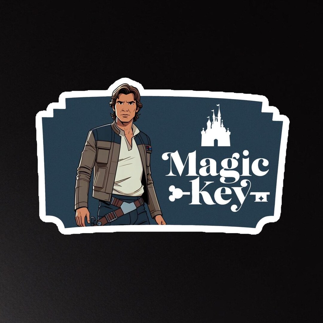 Han Solo Magic Key Magnet Disney Star Wars Magnet Disneyland ...