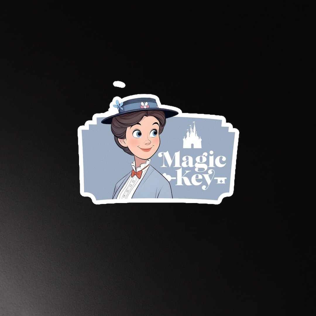 Mary Poppins Disney Magic Key Magnet Disney Disneyland Refrigerator ...