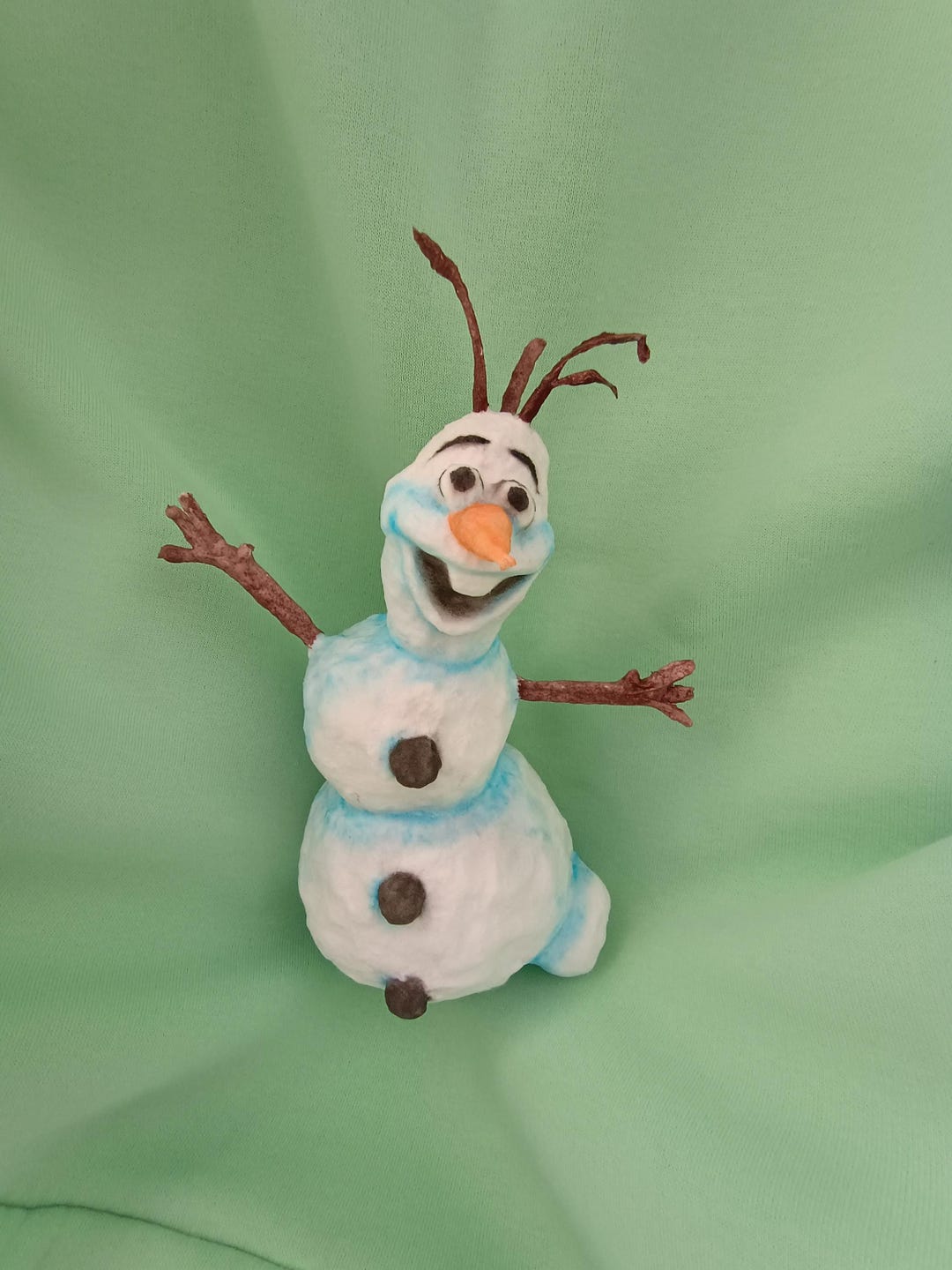 Snowman olaf, Handmade Figure From Frozen, Toy for Christmas Decor - Etsy
