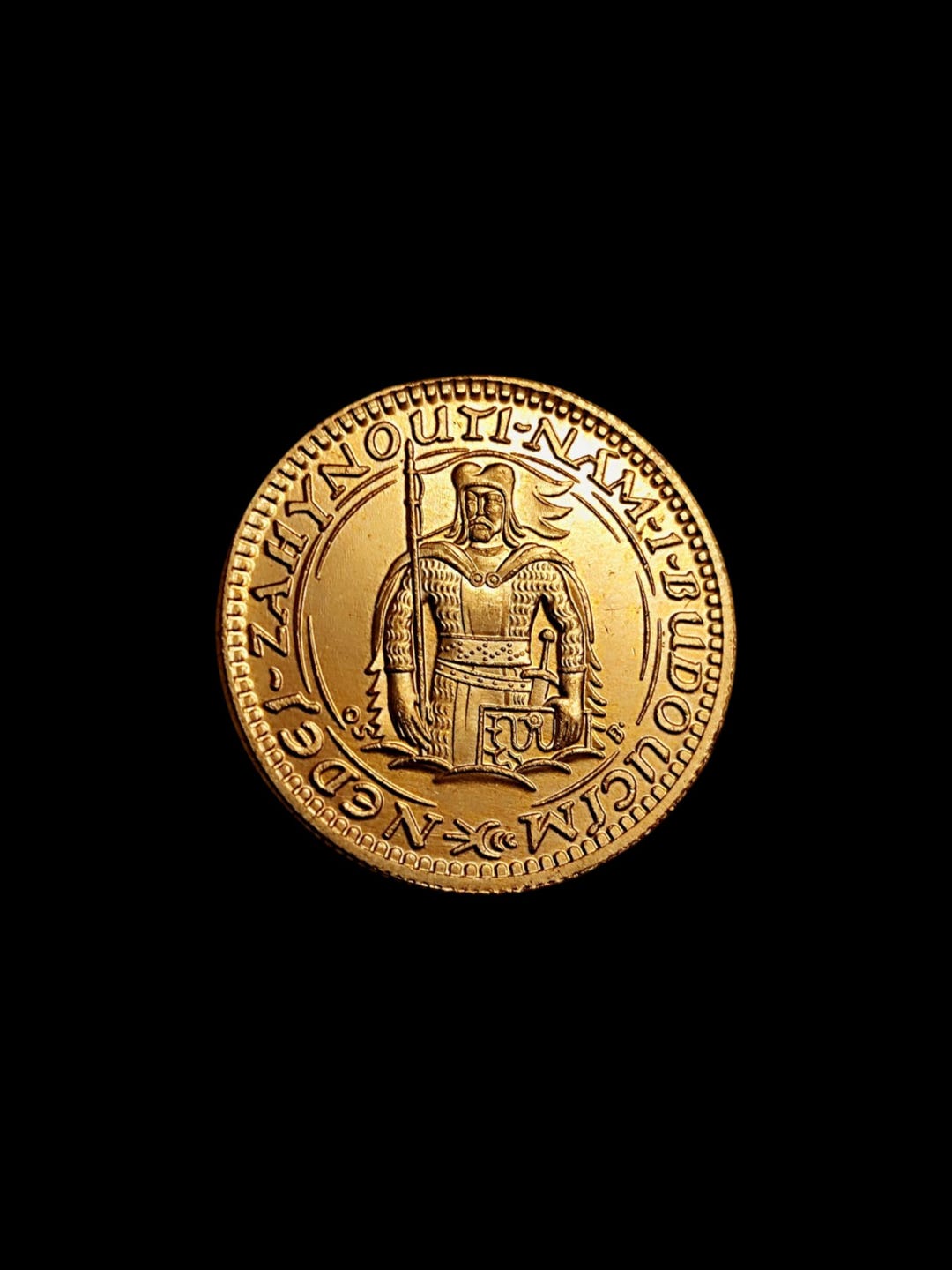 Czechoslovakia 2 Dukat: Gold Plated Souvenir Coin Replica - Etsy