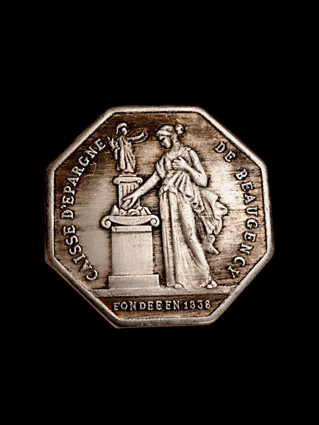 Antique French Octagonal Insurance Token – Caisse D’Épargne De ...