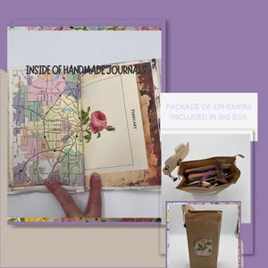 Junk Journal Bundle Plus Bonus Handmade Purple Quilt Junk Journal & Ephemera Vtg Paper, Vintage ...