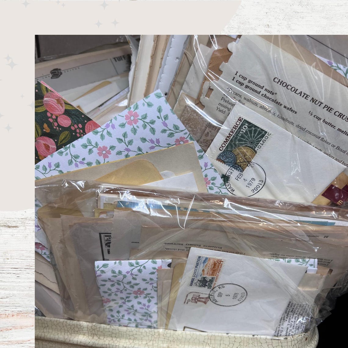 Vintage-new Mixed Book Page Bundle, Junk Journal Papers, Supplies ...