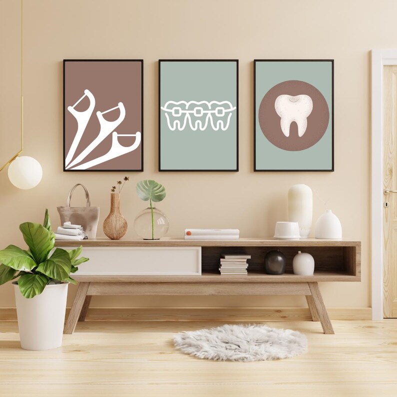 Dentist Clinic Art, Dentistry Office Wall Art, Orthodontics Surgery ...