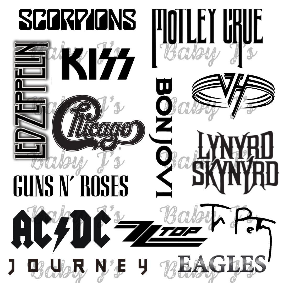 80s Band Logo Exploring Iconic 1980s Music Band Logos