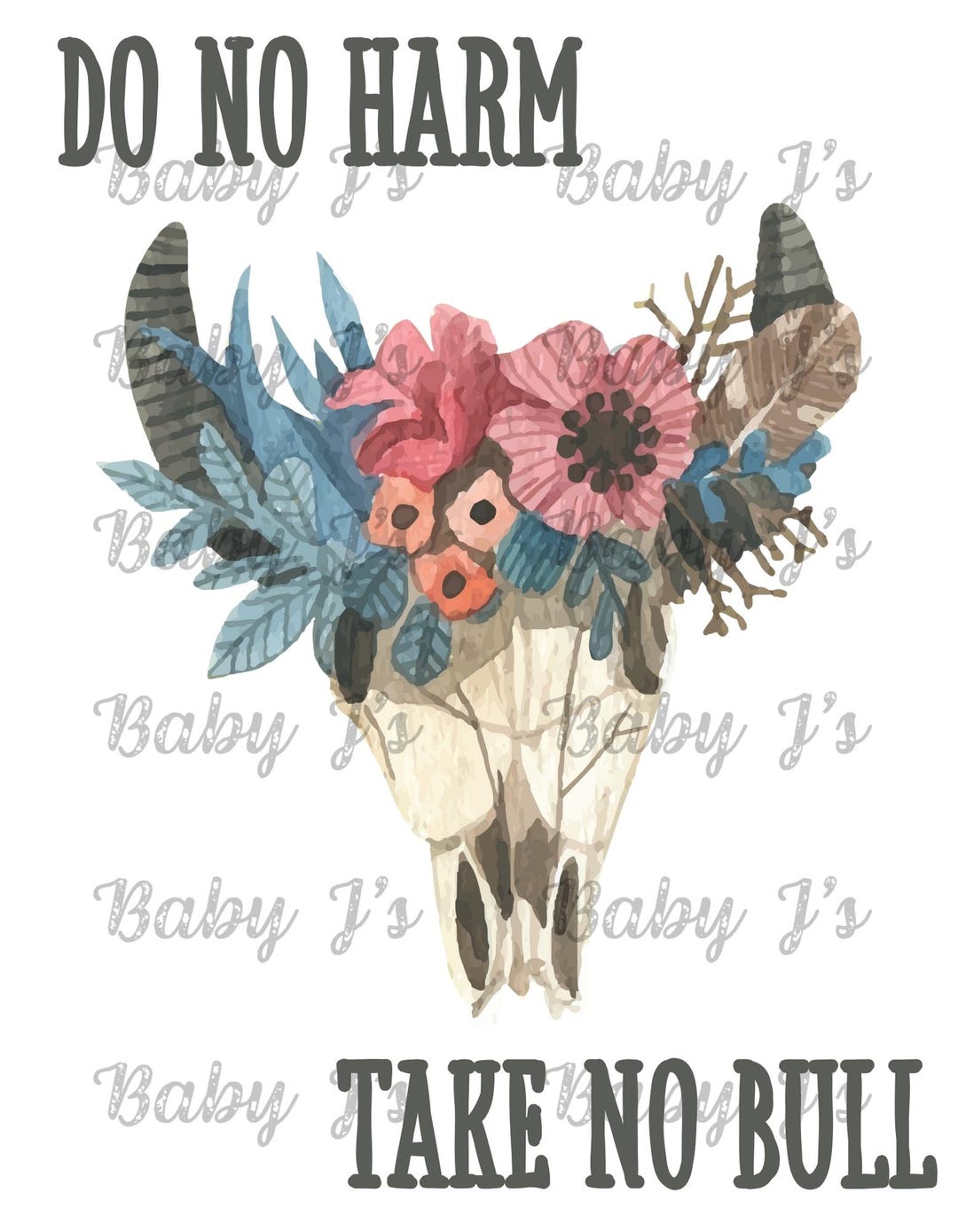 Do No Harm Take No Bull PNG - Etsy