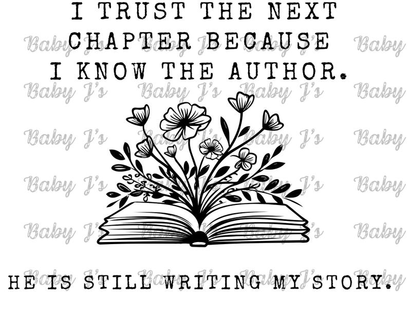 I Trust the Next Chapter PNG - Etsy