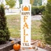 Happy Fall Y'all Front Porch Sign | Fall Porch Leaner | Welcome Sign ...