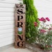 Hello Spring Wood Front Porch Sign | Spring Porch Decor | Spring Front ...