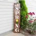 Hello Spring Wood Front Porch Sign | Spring Porch Decor | Spring Front ...