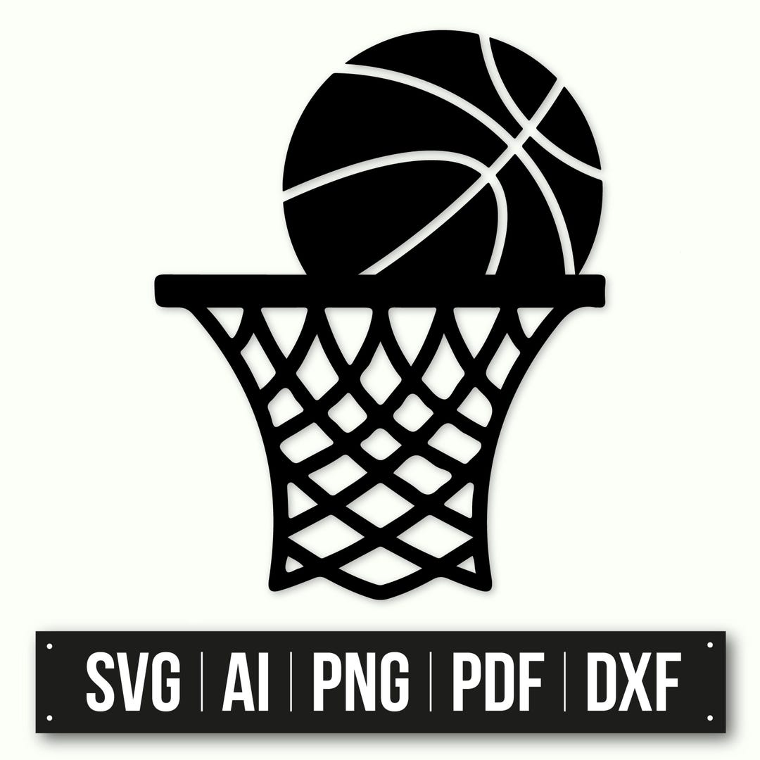 Basketball Hoop SVG Basketball Cut File Instant Download Sports SVG ...