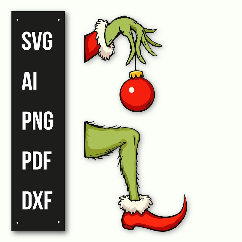 Grinch full body svg - Etsy México