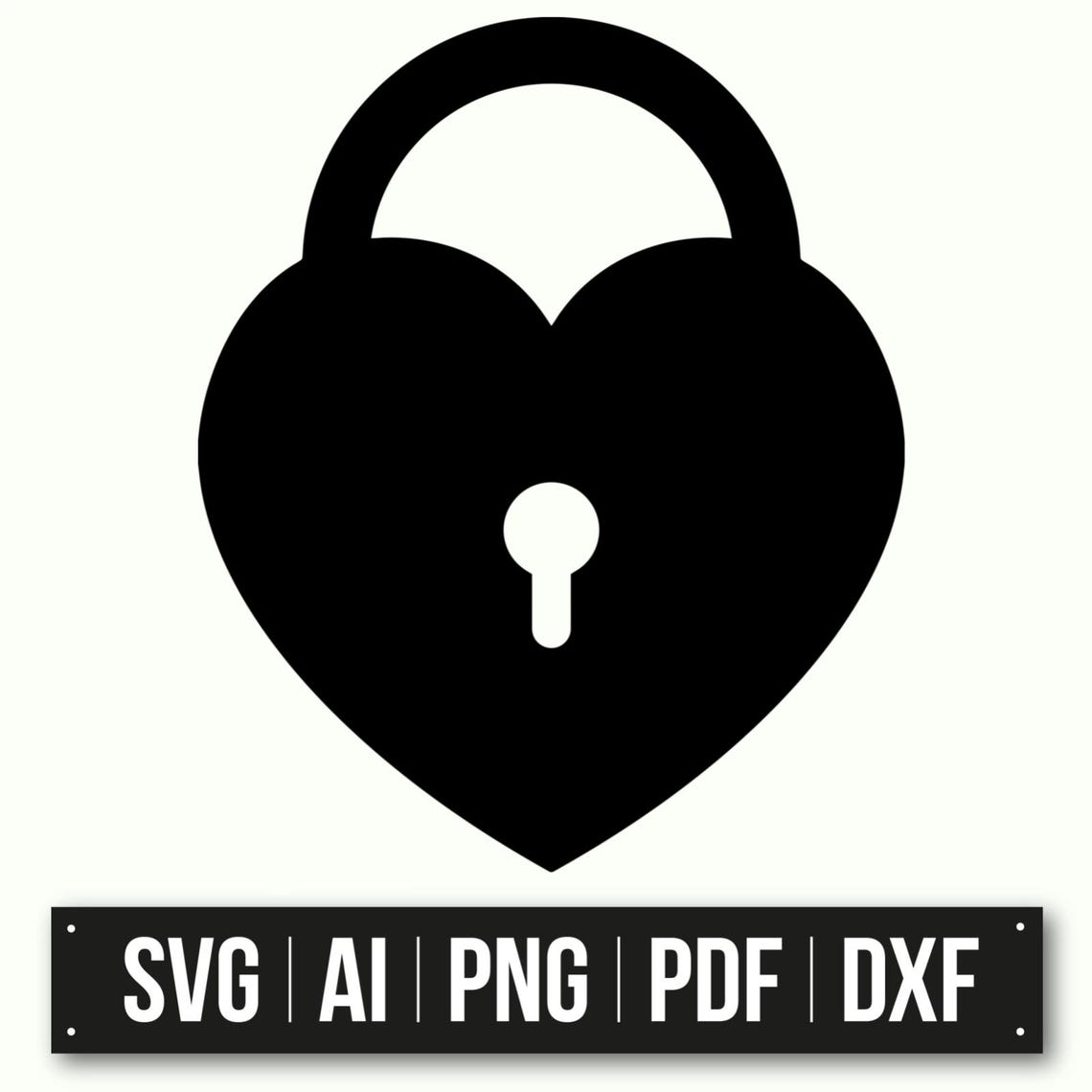 Heart Lock Svg | Heart Padlock Svg | Love Symbol Clipart | Valentine’s ...