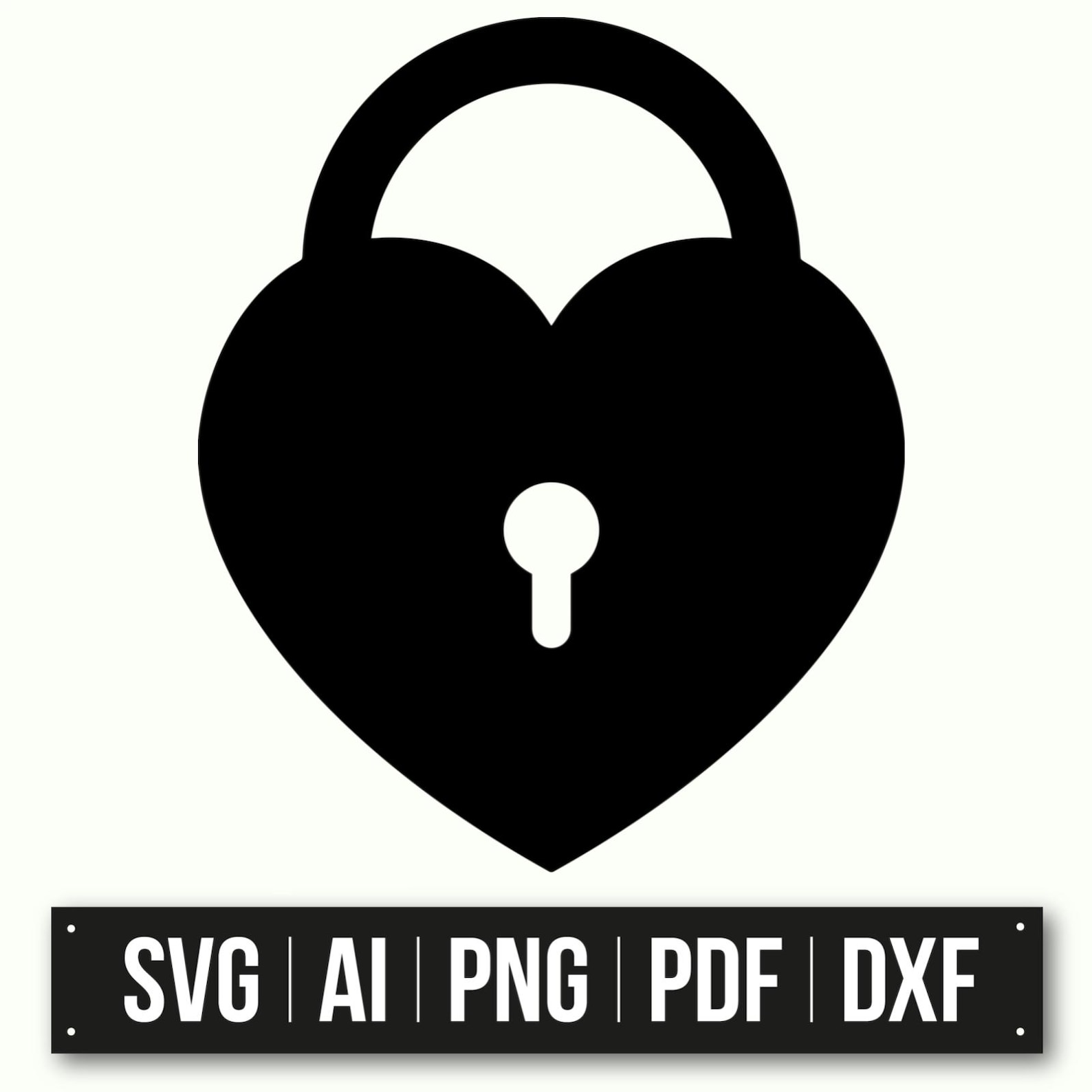 Heart Lock Svg | Heart Padlock Svg | Love Symbol Clipart | Valentine’s ...