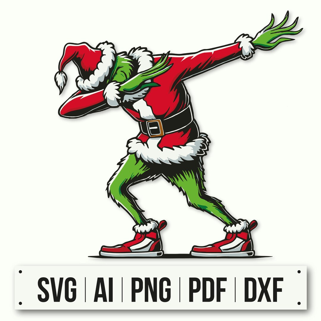 Dancing Grinch SVG | Grinch Svg | Green Thief Steal Christmas | Grinch ...