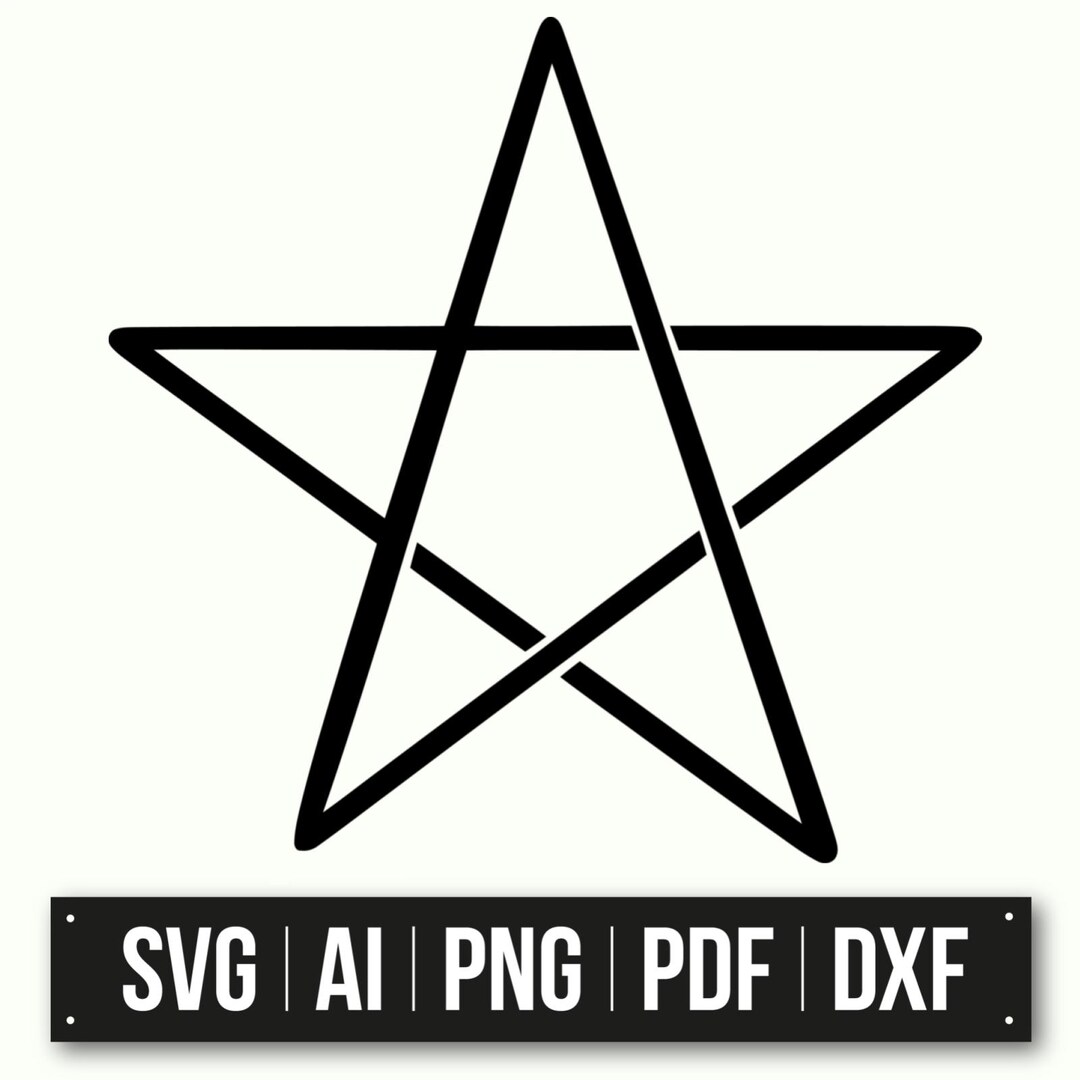 Minimalist Geometric Star Design | Instant Download | Star SVG Bundle ...