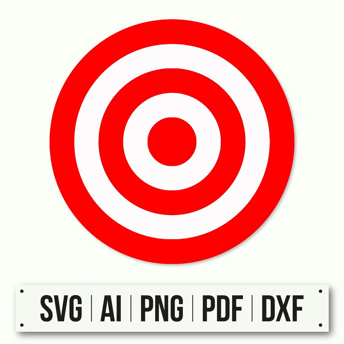 Bullseye Target SVG | Instant Download | Archery Target Board Digital ...
