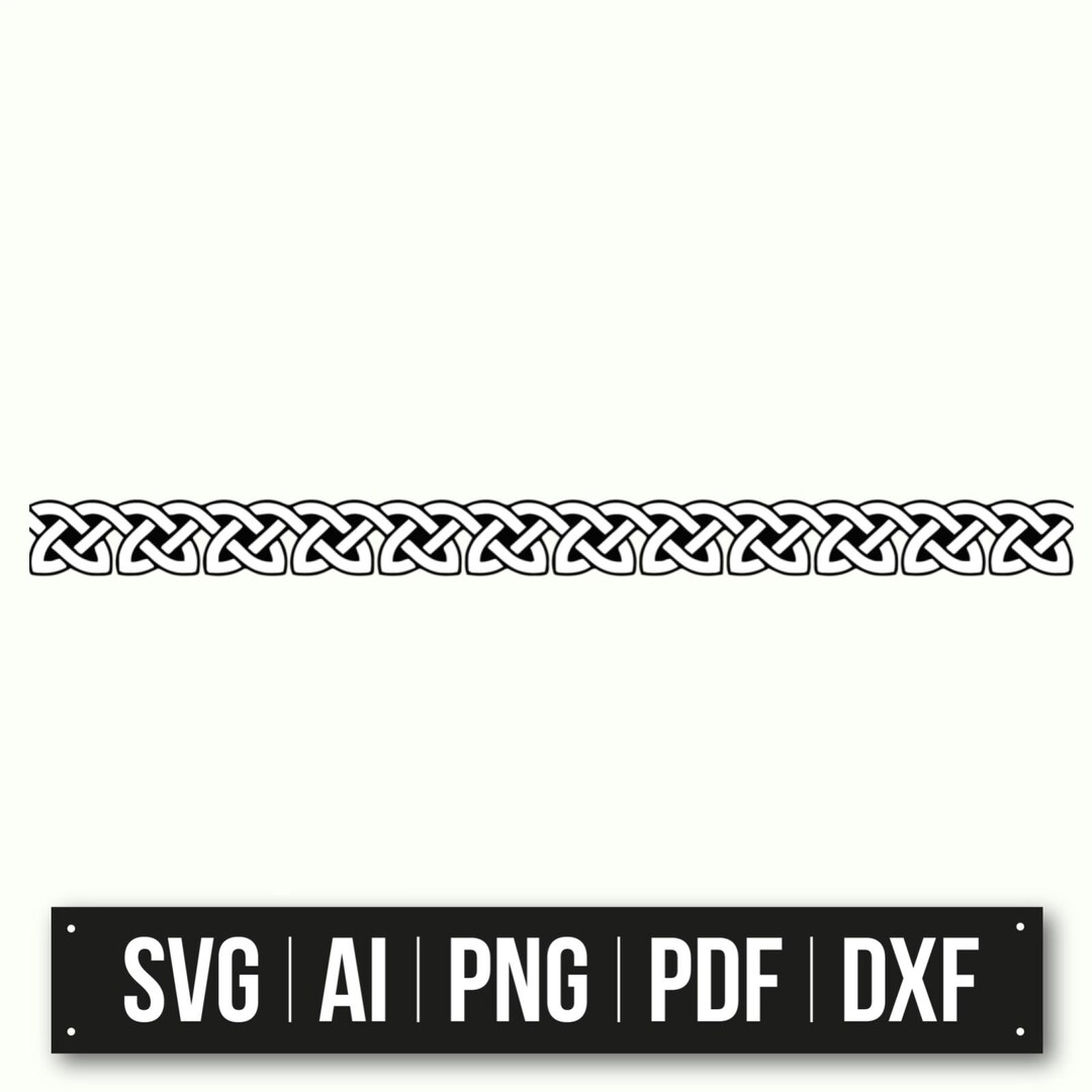 Celtic Knot Border Design | Intricate Celtic Pattern | Celtic Art for ...