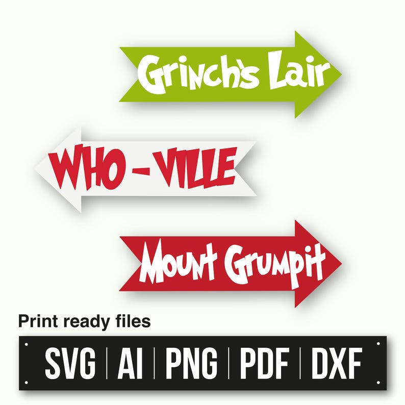 Grinch SVG| Funny Grinch Sign for Christmas Decorations | Grinch's Lair ...