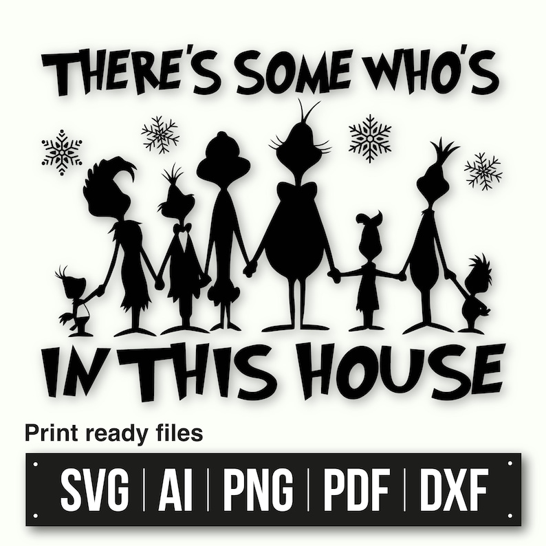Whoville Family |instant Download |grinch Face Svg | Grinch Face ...